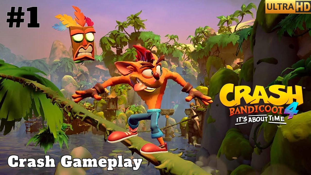 CRASH BANDICOOT 4 IT'S ABOUT TIME - CRASH COMPACTOR #1 Gameplay ...