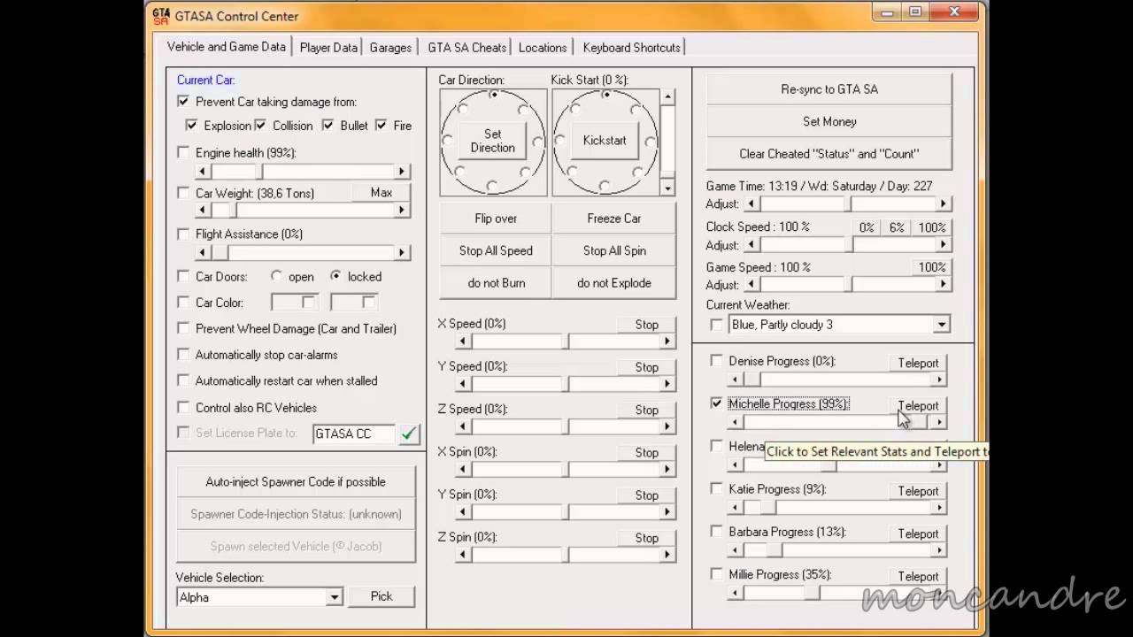 GTA San Andreas Control Center Tutorial 1/2 [Español] - YouTube