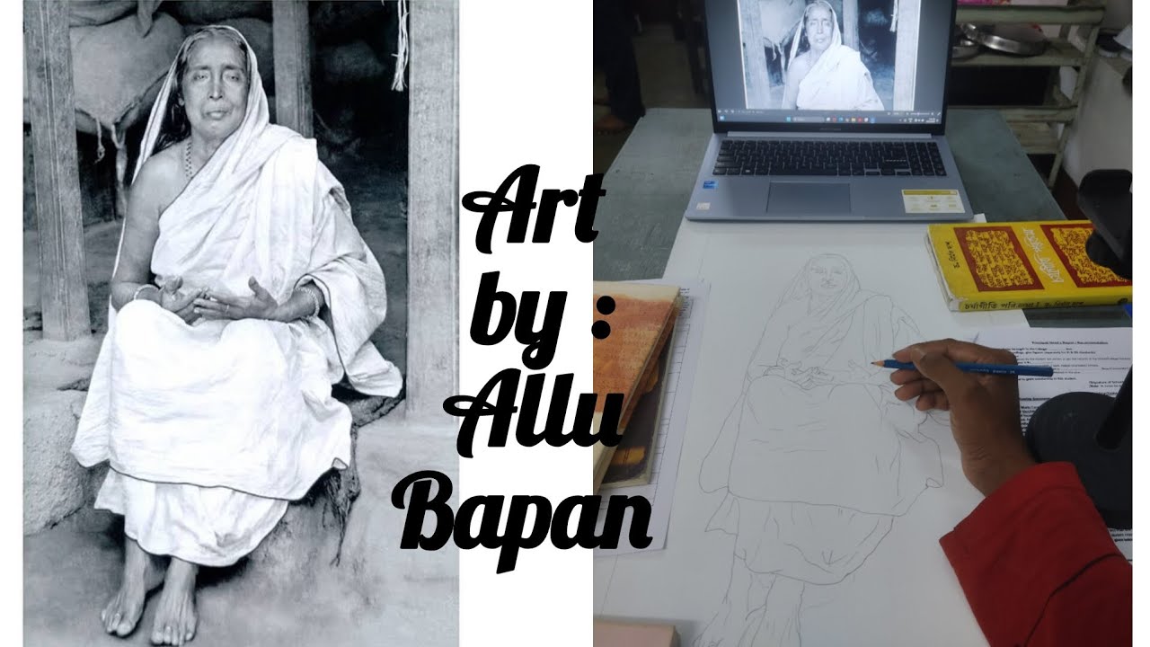 Ma Sarada Devi ll drawing ll. #belurmath #art #ma #nature # ...