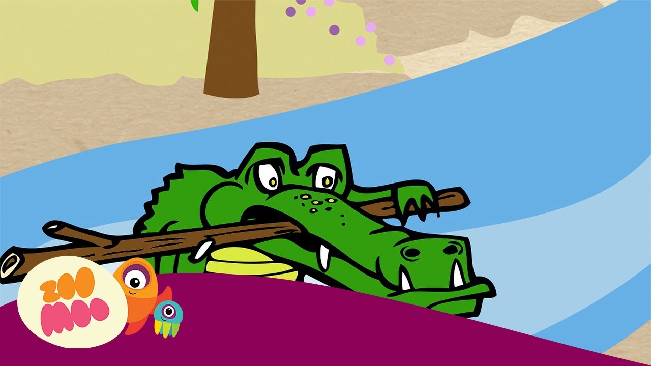 The Crocodile and the Mouse Deer | ZooMoo | Story Time for Kids - YouTube