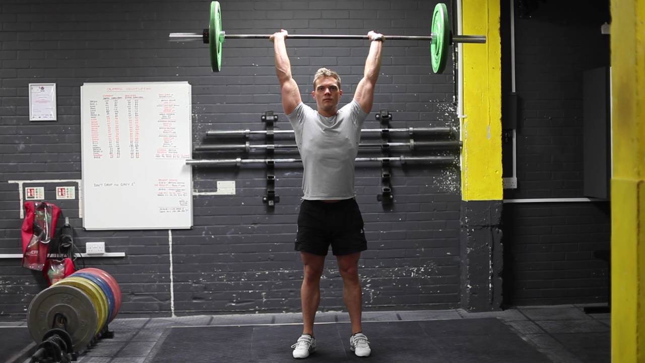 Hang Clean & Press - YouTube