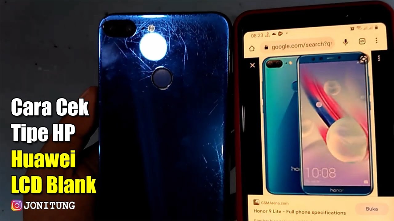Tutorial Cek Tipe HP Huawei Yang LCD Blank Tidak Menampilkan Gambar ...
