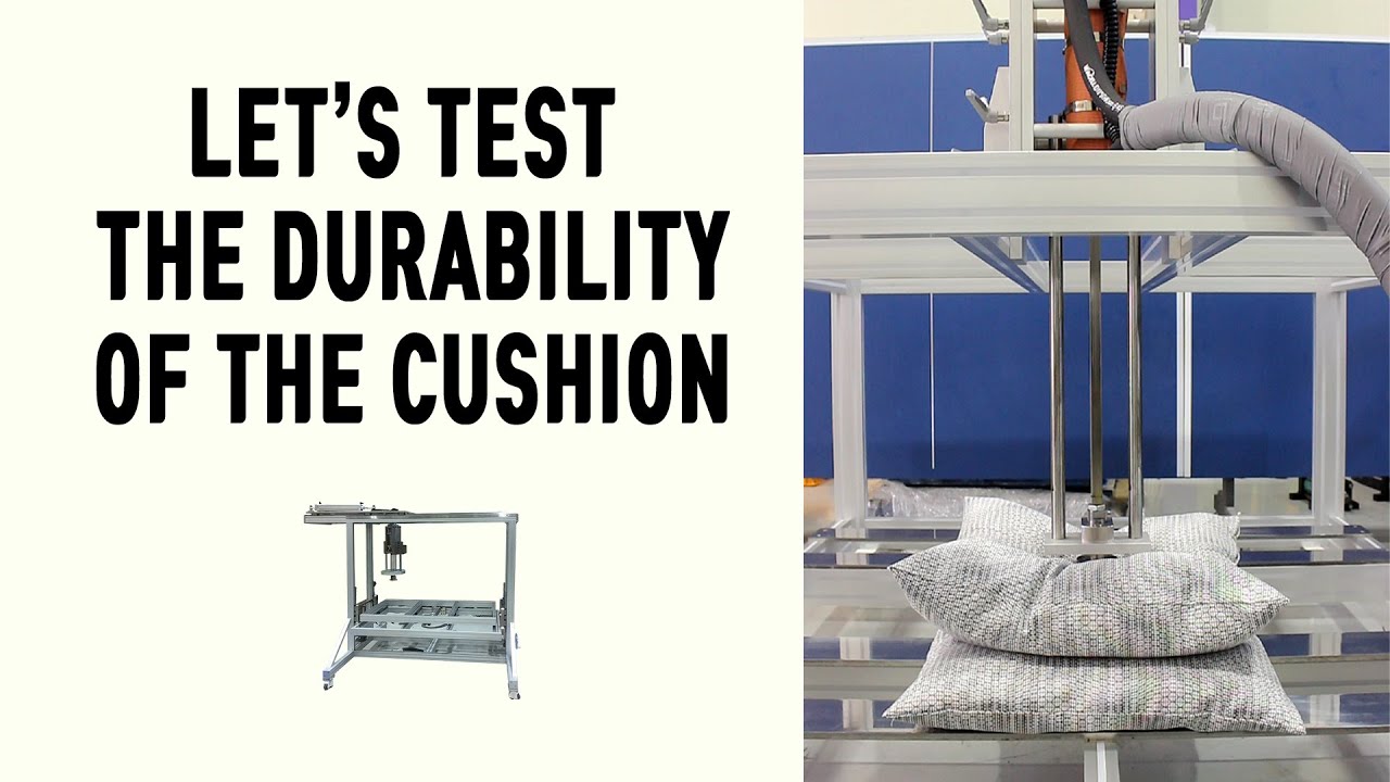 Car Seat Cushion Durability Test Machine Testing Drive - YouTube