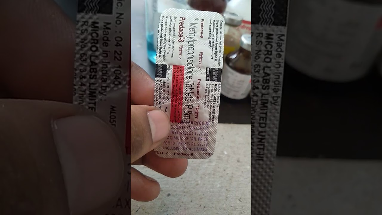 Predace 8 Tablet | Methylprednisolone 8mg Tablet | Predace 8 Tablet ...