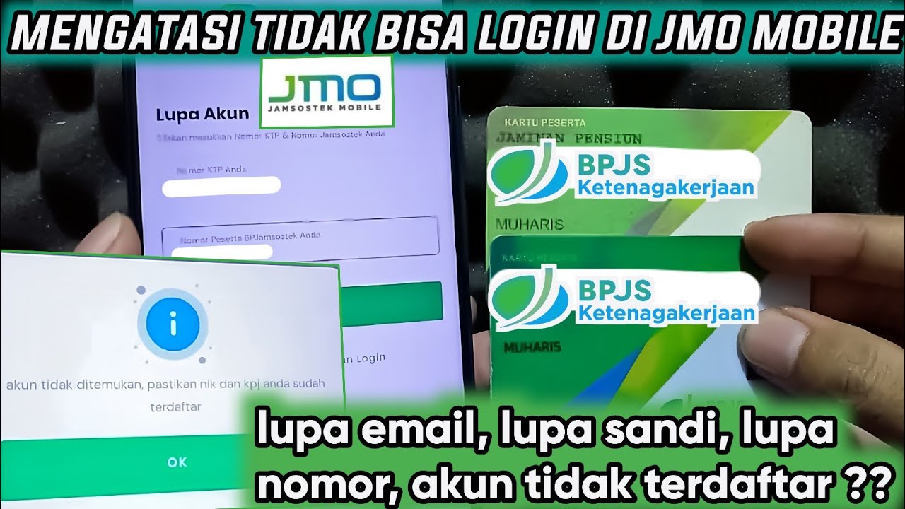 cara mengatasi tidak bisa login jmo mobile - YouTube