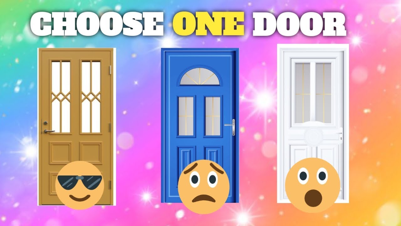 Choose one door 🚪|| 2 GOOD & 1 BAD 😃🥺 || How lucky are you ?? 🤗 - YouTube
