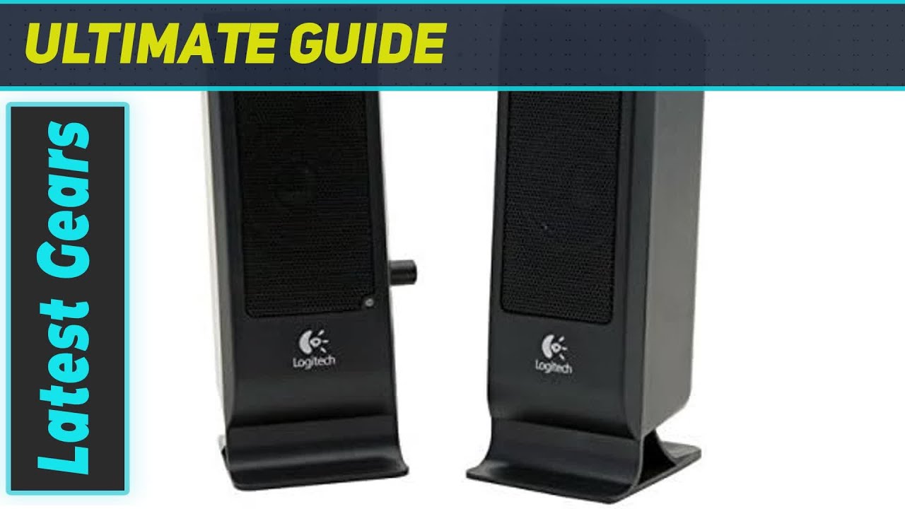 Logitech S-100 BLK 5 Watts RMS 2.0 Speaker System Review - YouTube