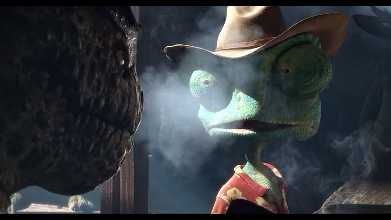 RANGO : funny scene in saloon Part - 2 - YouTube