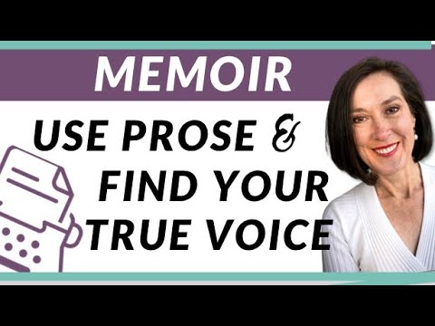 Use of Prose in Memoir Writing: Find your Voice in Writing Memoir - YouTube