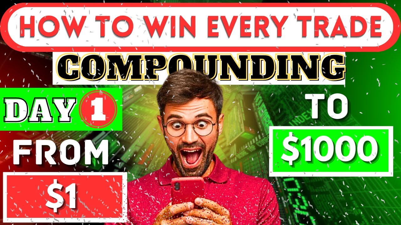 Quotex 🔴PART 1 | $1 TO $1,000 | Compounding Sureshot | How To Win Every ...