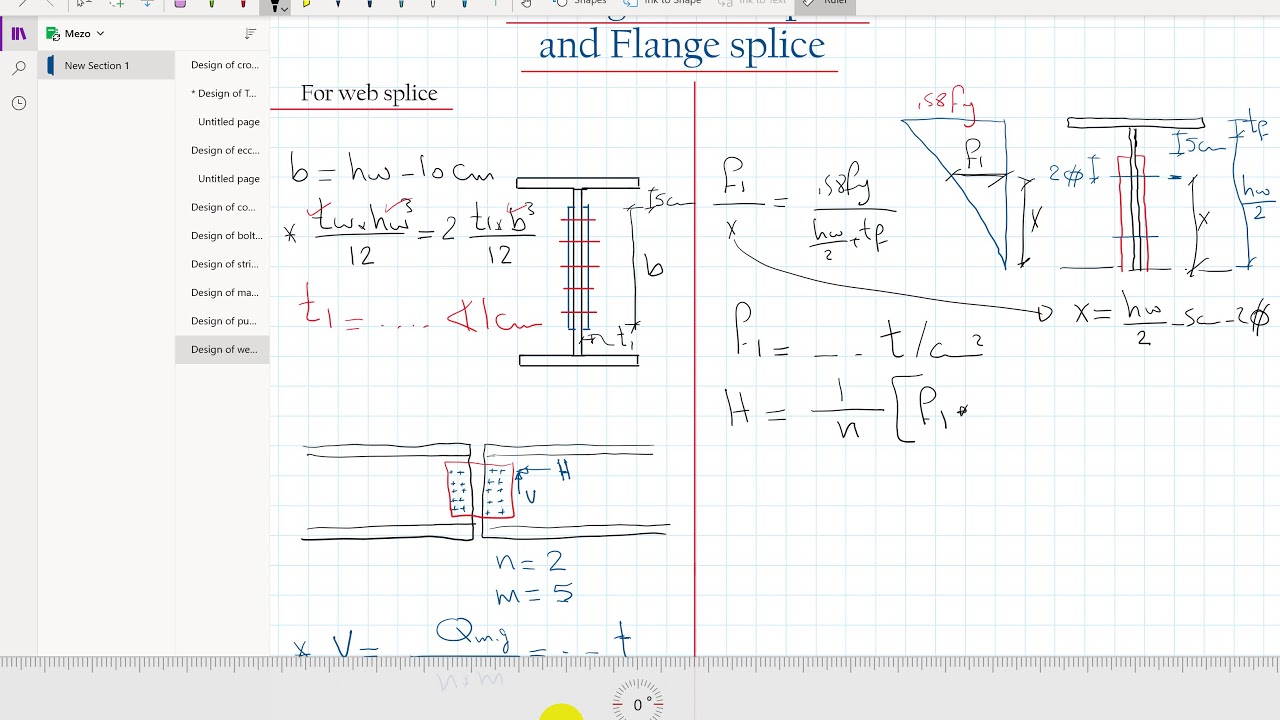 Web splice and flange splice - YouTube