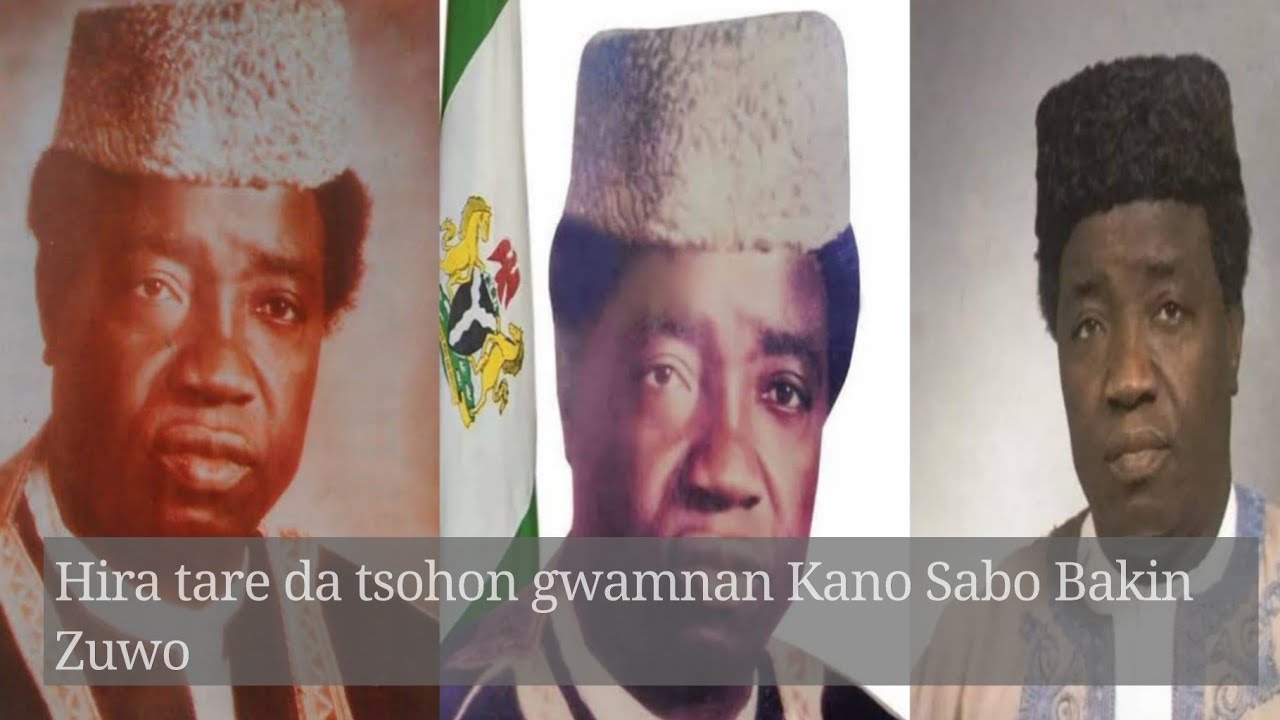 Tsohon gwamnan Kano Alh Sabo BakinZuwo shekaru 40 da suka wuce a cikin ...