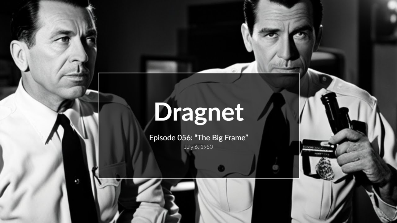 Dragnet - Episode 056: "The Big Frame" - July 6, 1950 (Old Time Radio ...