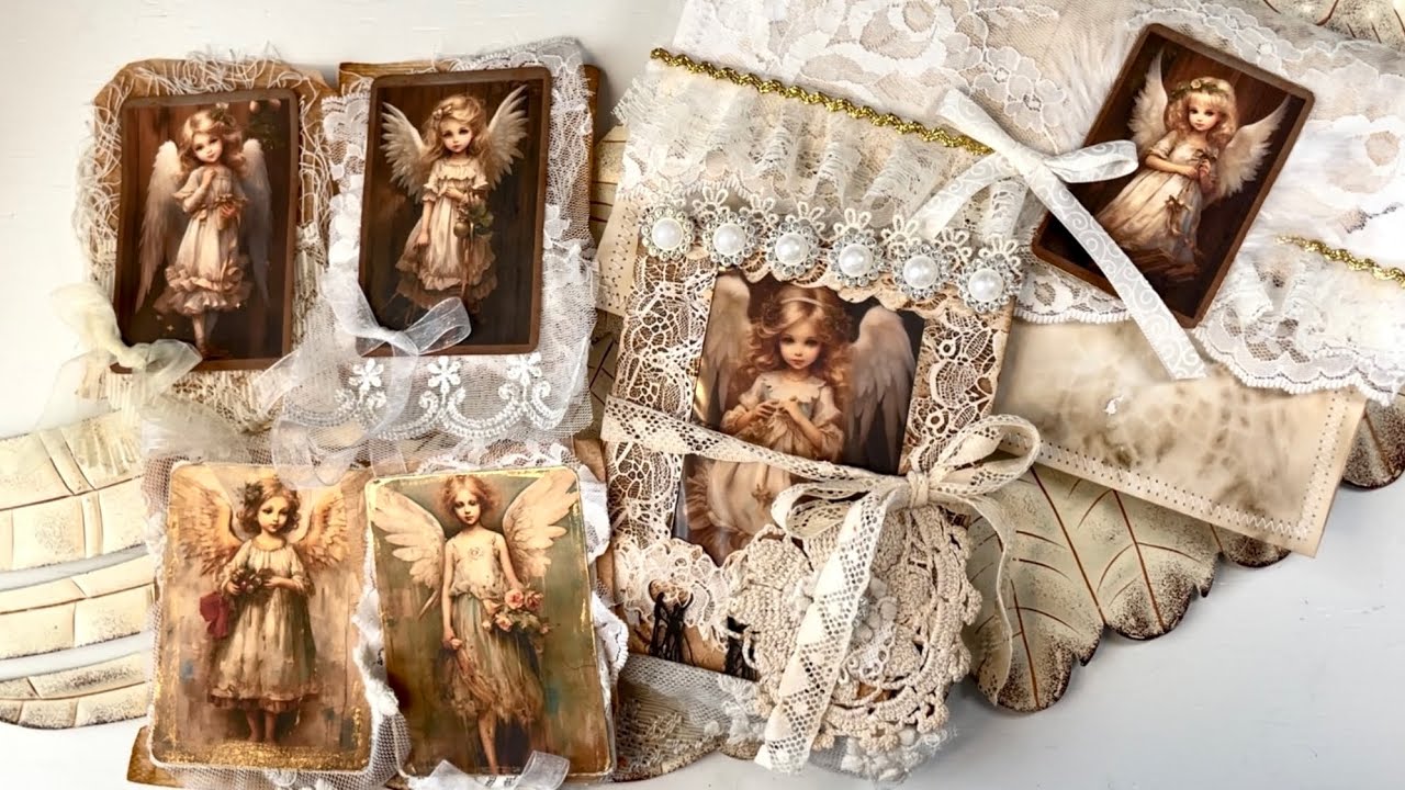 Angels, Angels, Angels! - DT Project for Sweet Pea Curiosities - YouTube