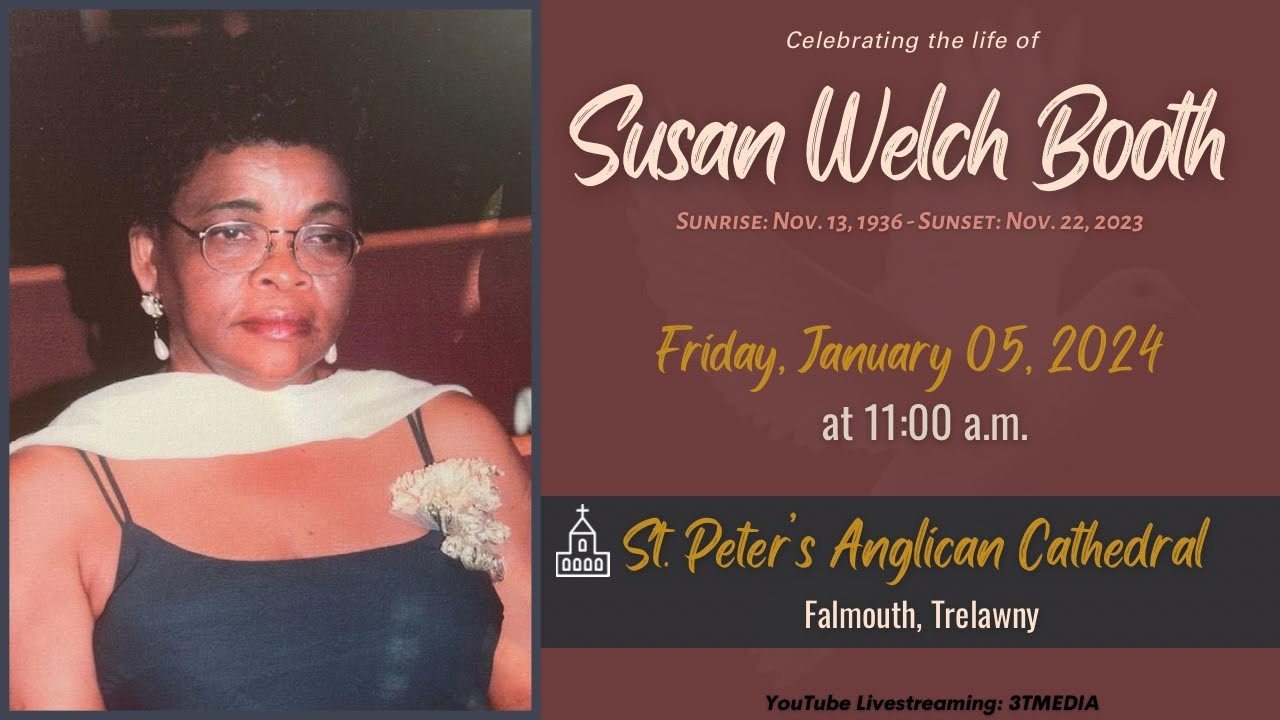 Thanksgiving Service for the Life of Susan Welch Booth (Full Recording ...