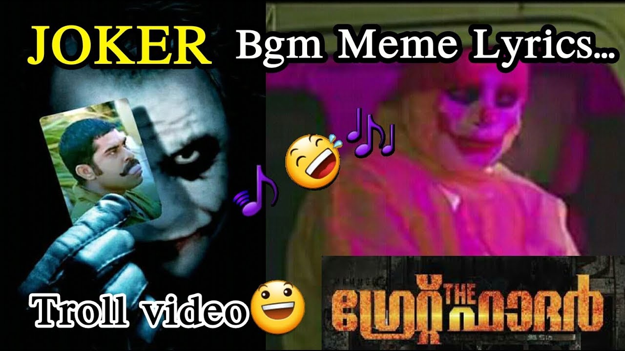 Joker song meme lyrics | The great father troll video | Shabeer SR ...