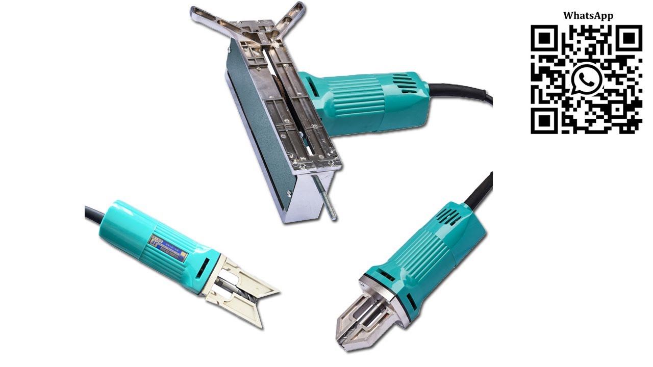 Portable PVC Windows Corner Cleaning Machine - YouTube