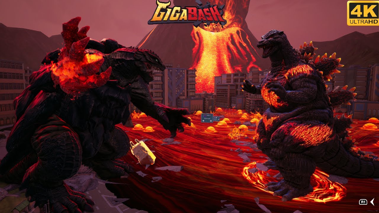 Godzilla vs Gamera - Gigbash (4K 60FPS) - YouTube