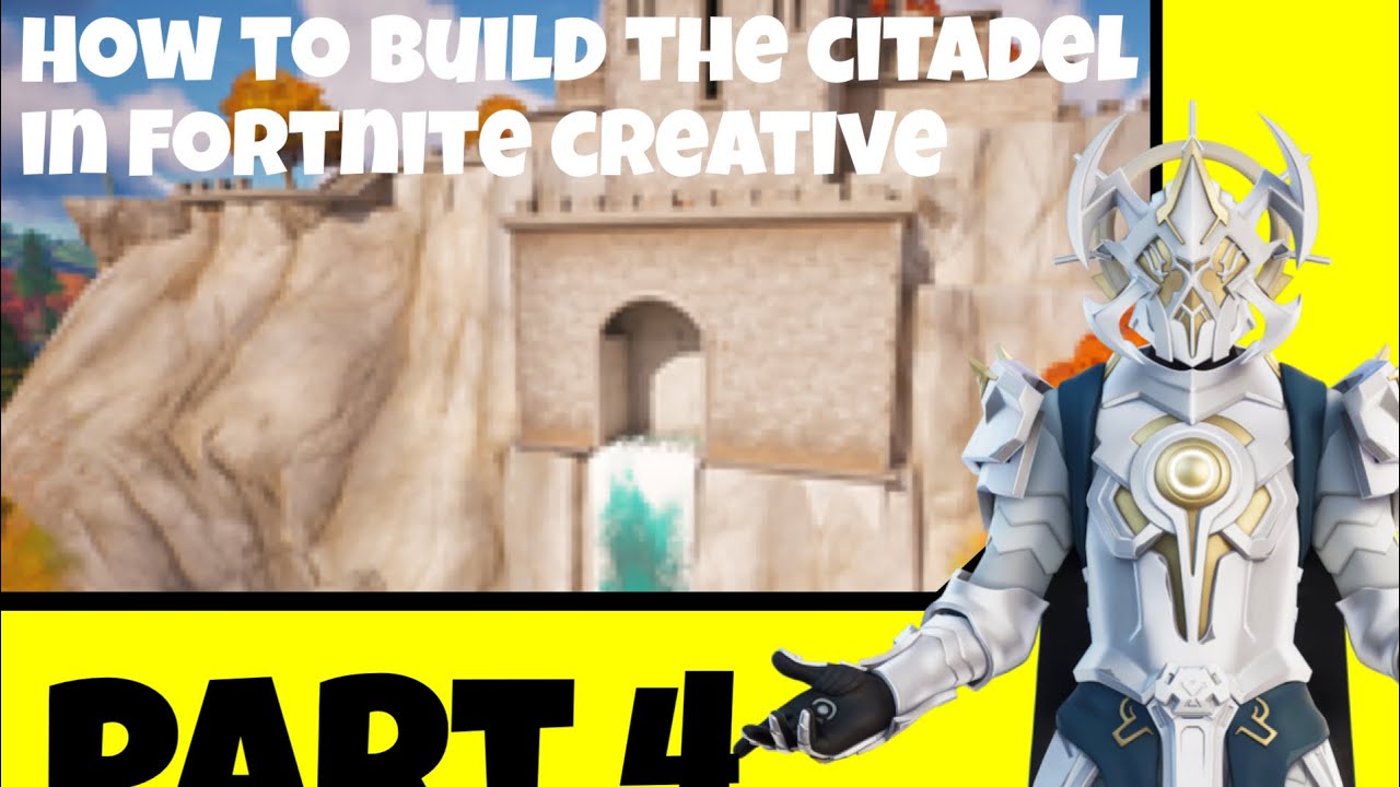 How to build the citadel in Fortnite creative (part 4) - YouTube
