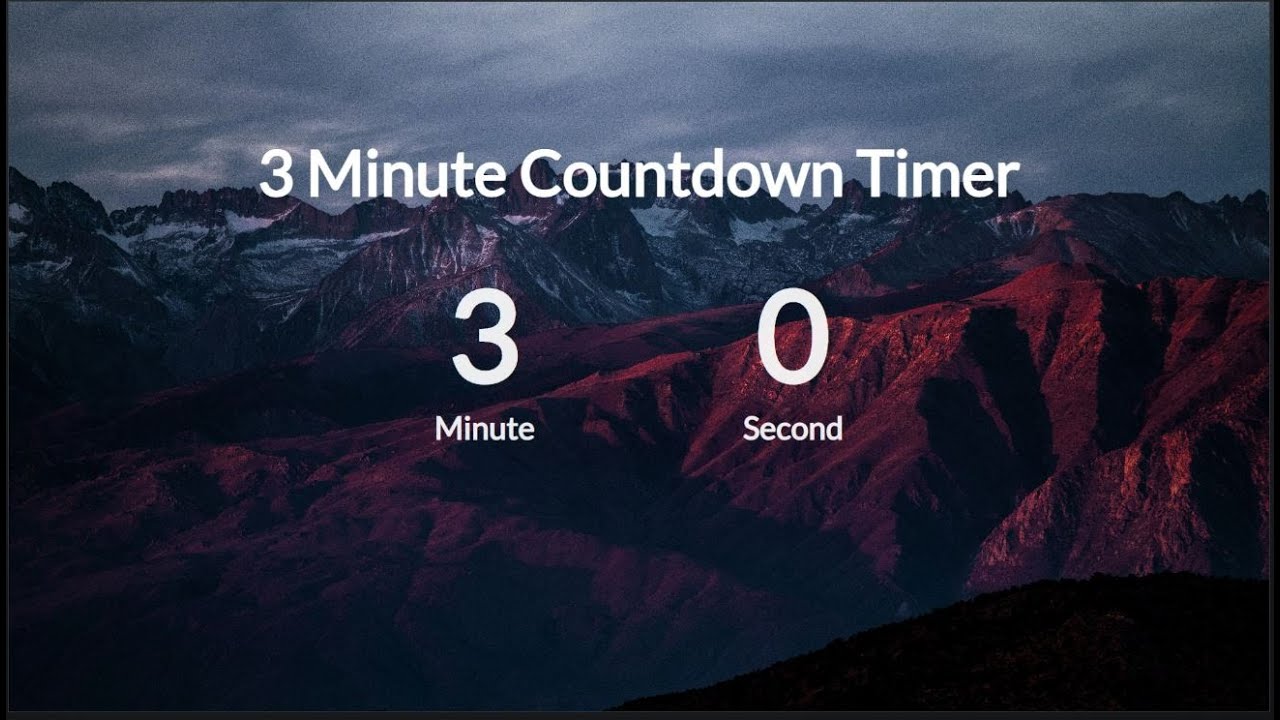3 Minute Countdown Timer With Jazz Music - YouTube