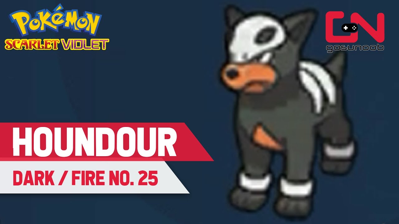 How to Get Houndour Early in Pokemon Scarlet and Violet - Houndour ...