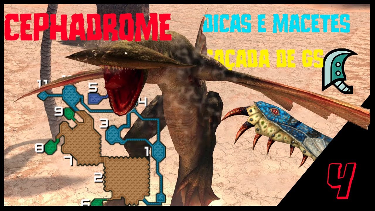 O peixe da terra (Cephadrome) - MONSTER HUNTER FREEDOM # 4 - YouTube