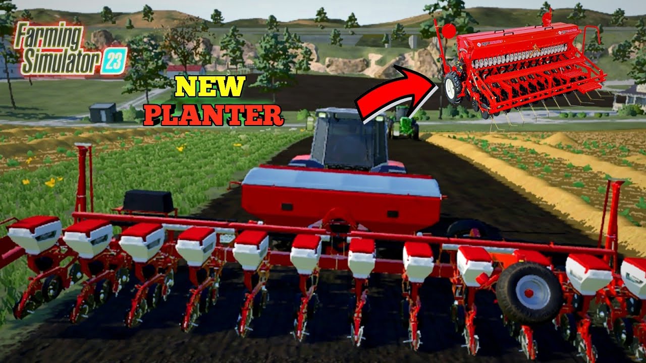 Buying New Planter Seeder For Soyabean || Part 1|| Farming simulator 23 ...