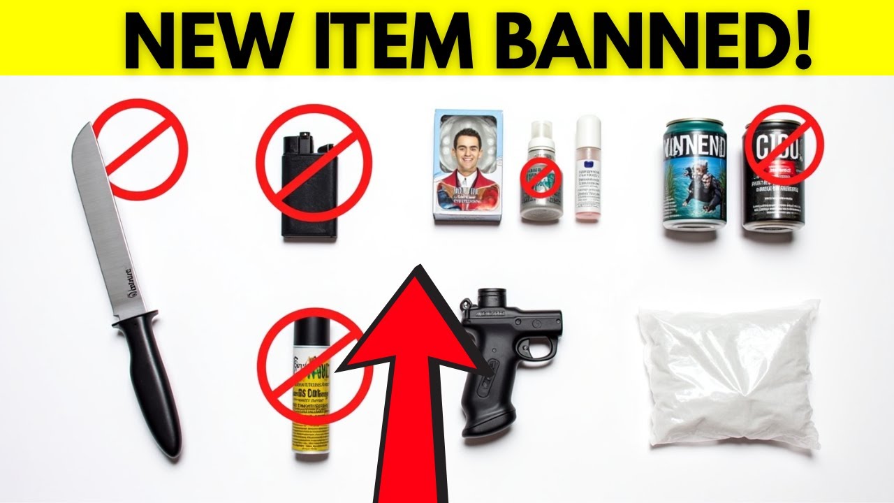 TSA Just BANNED These Common Items From Checked Bags in 2025! - YouTube