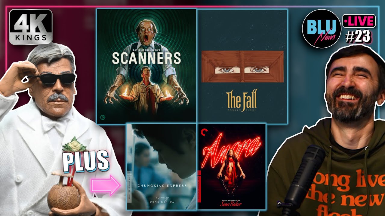 SCANNERS 4K, THE FALL 4K, TIME COP 4K, Plus CRITERION 4K, SCREAM ...