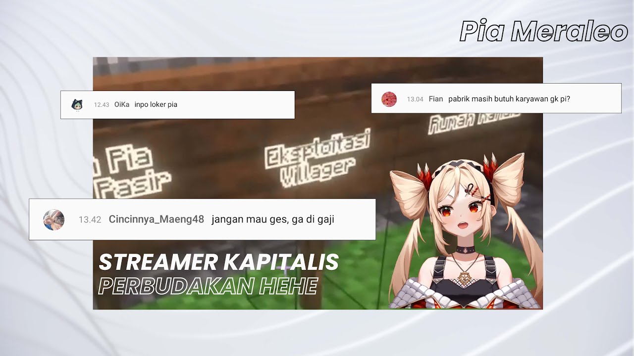 PIA MERALEO JKT48V - EKSPLOITASI VILLAGER | Semangkakotak Clips - YouTube