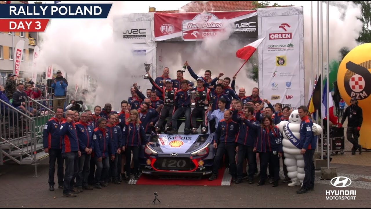 Rally Poland Day Three - Hyundai Motorsport 2017 - YouTube