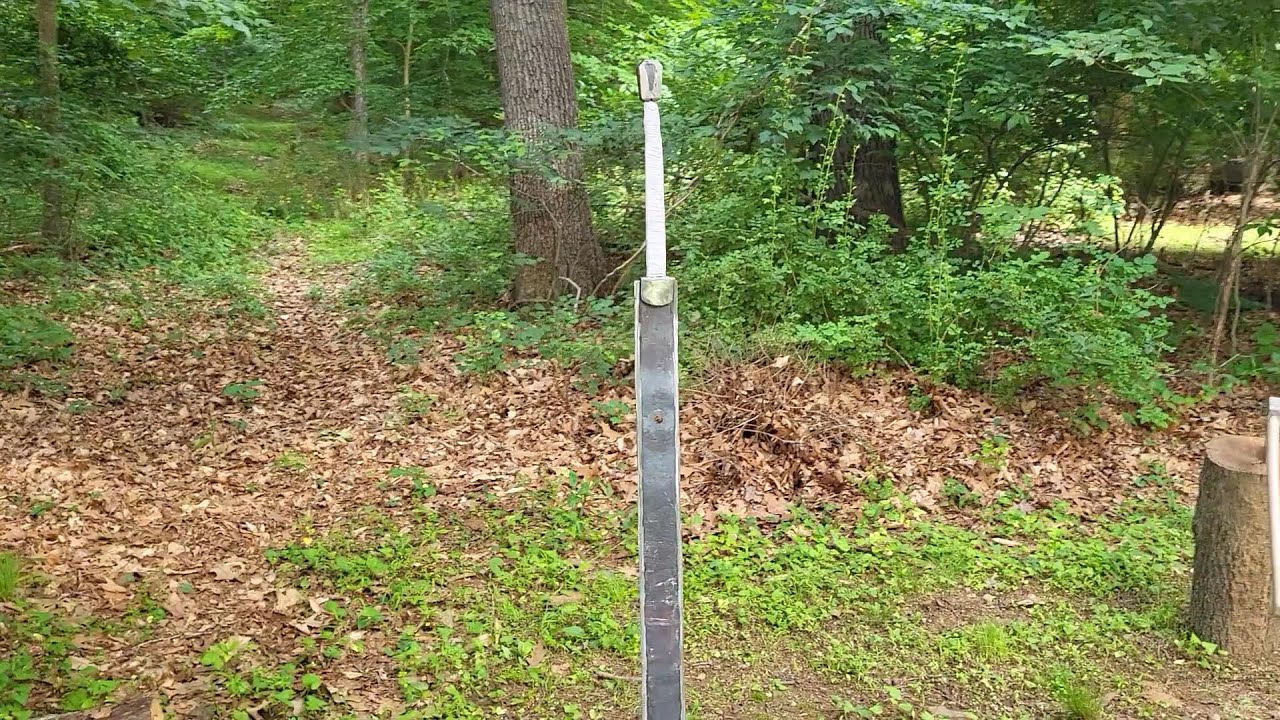 Making a wood splitting sword (Inspired by Berserk) - YouTube