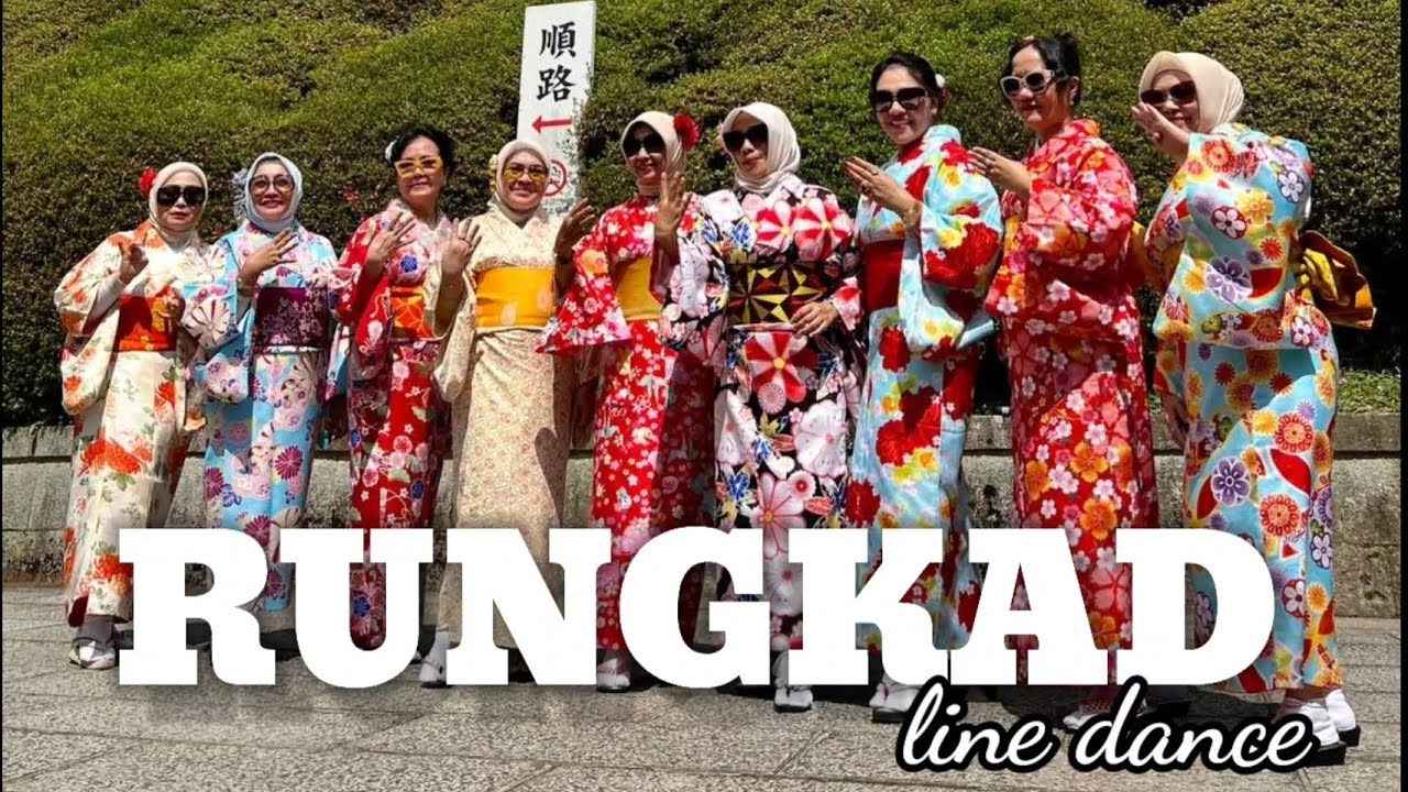 RUNGKAD - line dance demo by Ruby class - YouTube