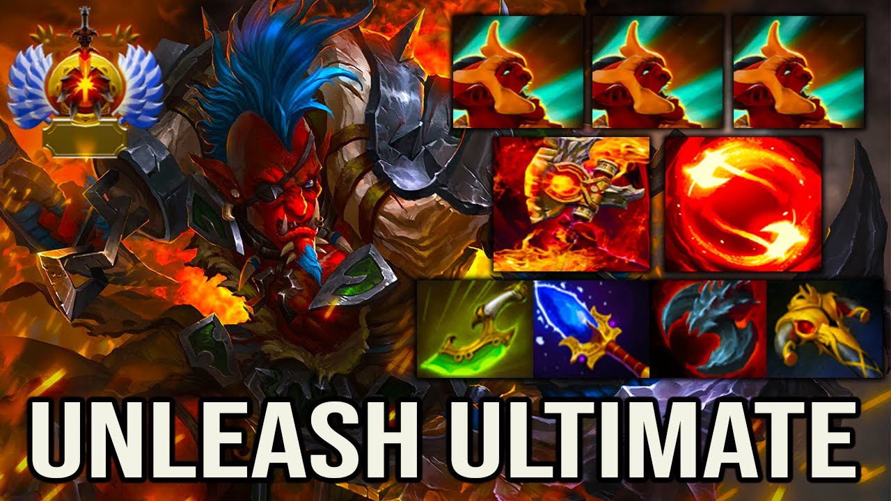 UNLEASH ULTIMATE [ Troll Warlord ] INTENSE HARD CARRY BATTLE - PRO ...