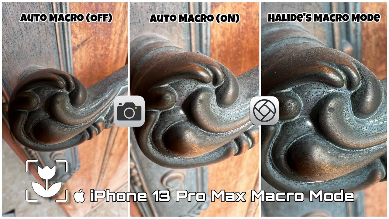 iPhone 13 Pro Max Stock Camera’s Macro Mode VS Halide’s Macro Mode ...