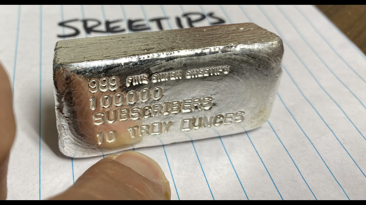 Sreetips 100000 Subscribers Silver Bar - YouTube