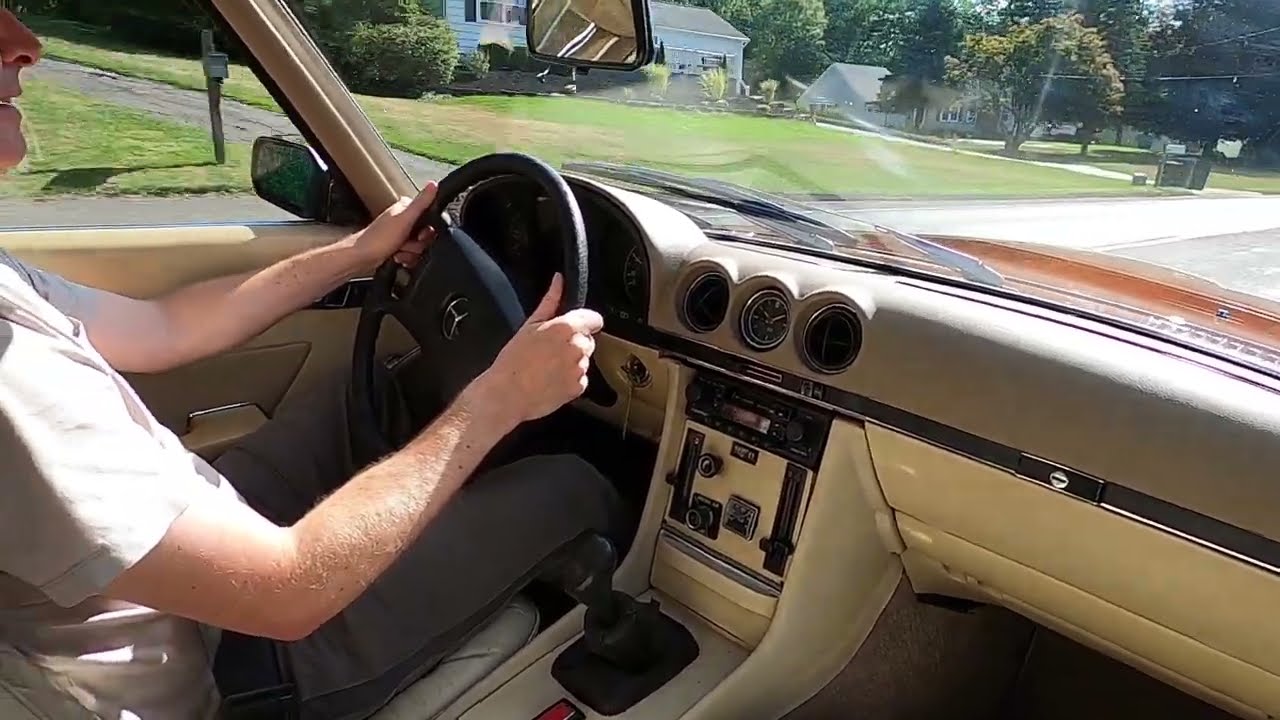 1971 Mercedes R107 350SL Euro Spec Manual Transmission - Test Drive ...