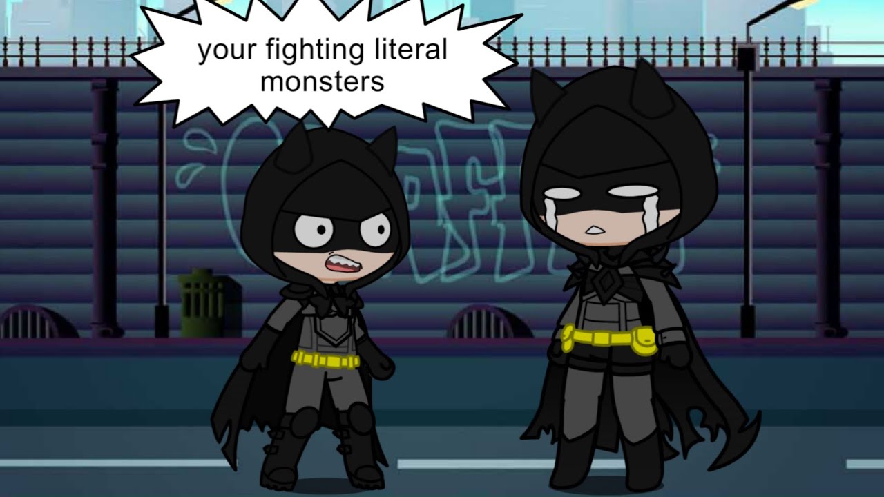 My Batman meets absolute Batman. Gacha DC my au and absolute DC ...