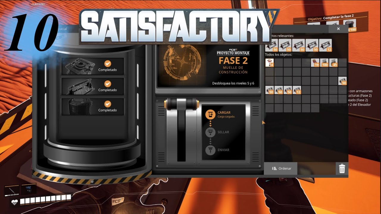 Satisfactory 1.1 - 10 Fase 2 terminada - YouTube