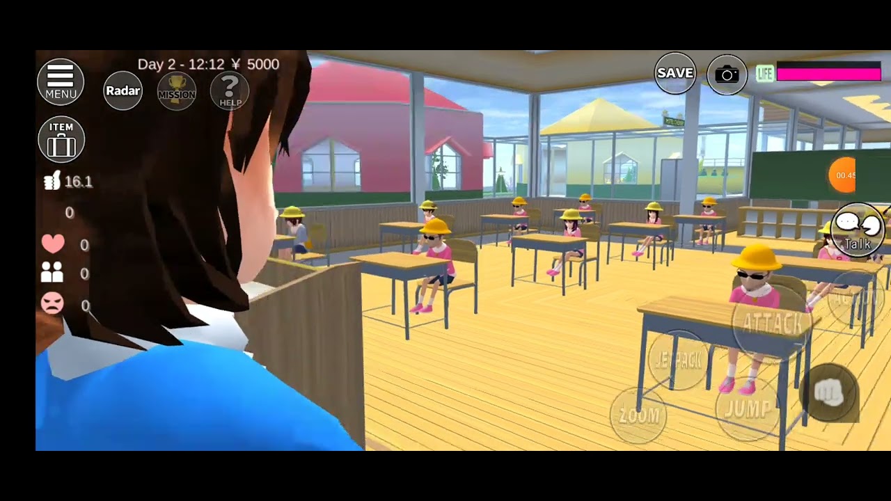 TK di dunia sakura school simulator SD kelas 1 - YouTube
