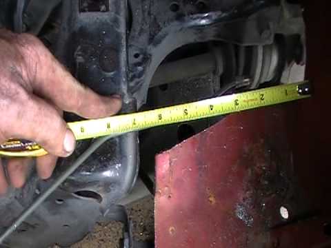 Classic mini rear subfram fit - YouTube