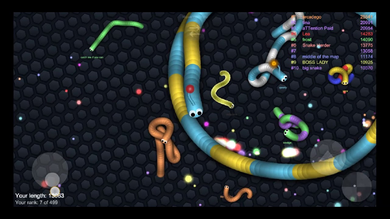 best gameplay in slither.io - YouTube