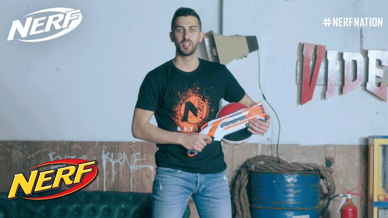 NERF Italia - NERF Nation Basket Trick - YouTube