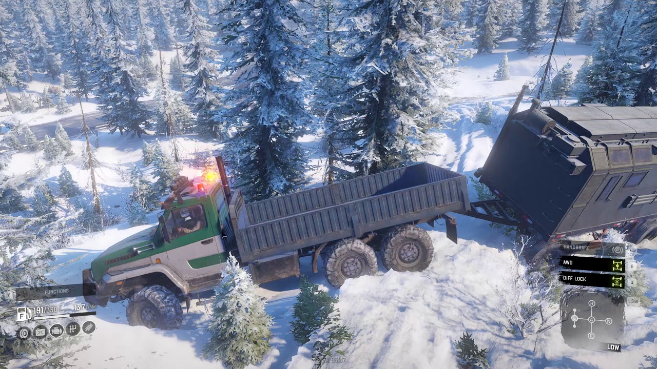 SnowRunner EP.123 - White Valley Contest : Weather Forecast - YouTube