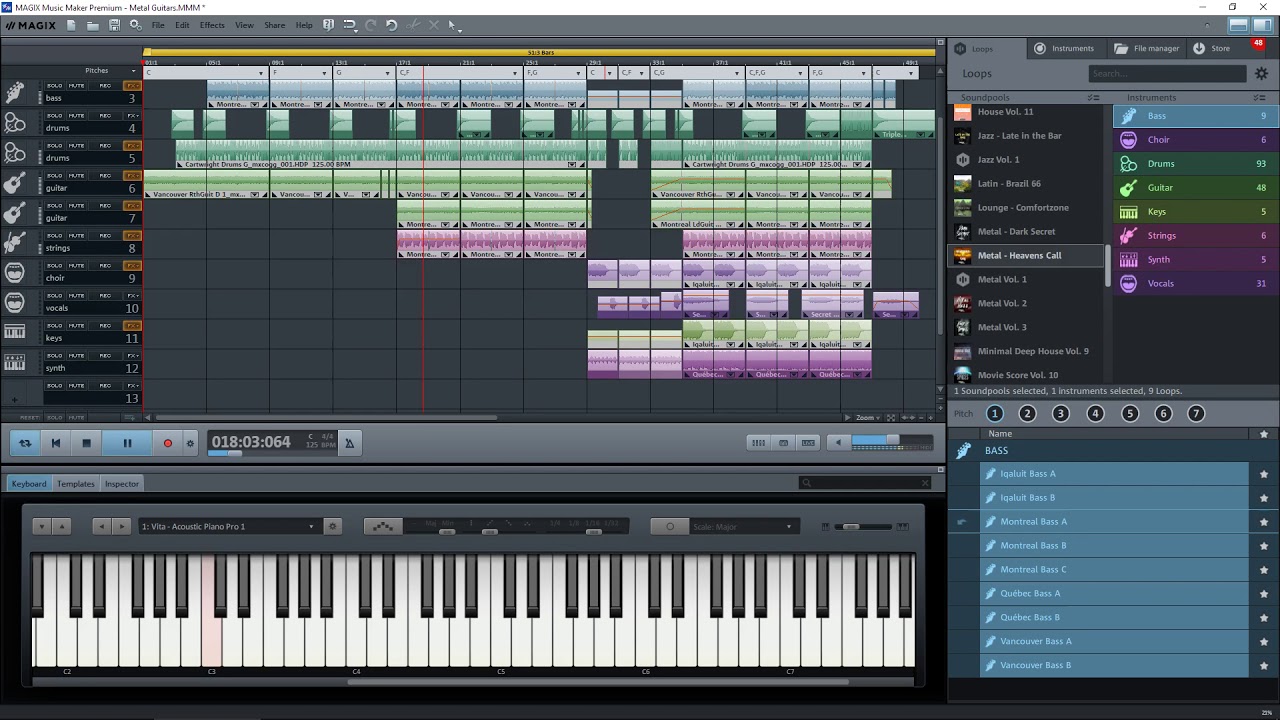 Magix Music Maker - Metal Guitars Overdrive - YouTube