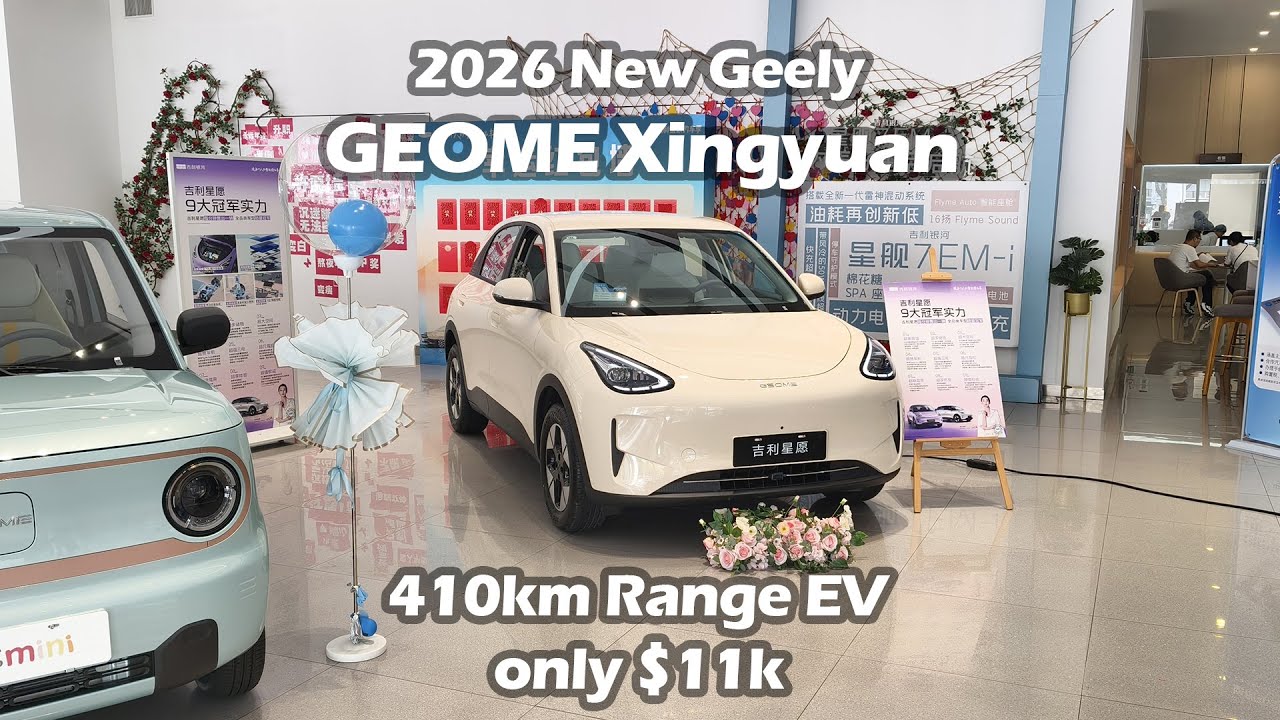 2026 New Arrival Geely GEOME Xingyuan Starwish 410km Range Freedom ...