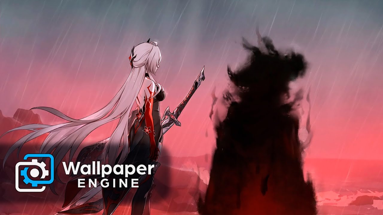 Acheron in the red rain - Honkai Star Rail | Wallpaper Engine - YouTube