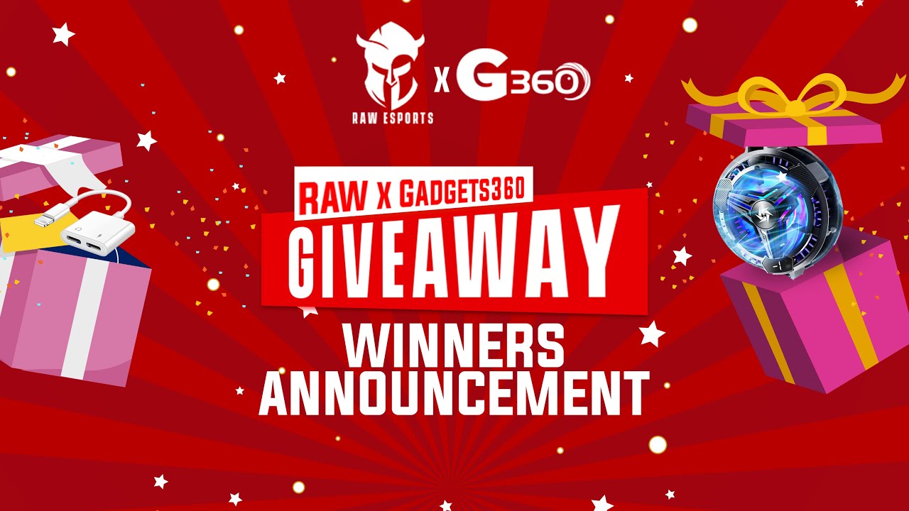 RAW Esports x Gadgets360.np - Giveaway Winners Announcement - YouTube