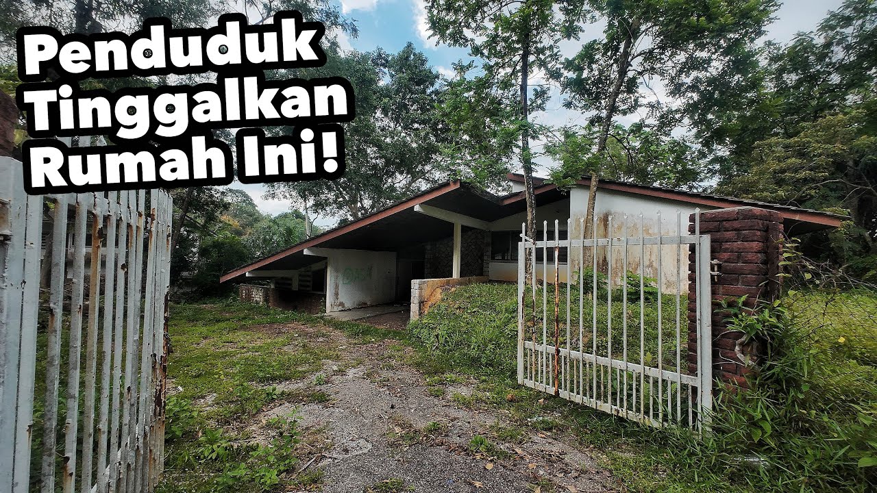 SERAM, PENDUDUK TINGGALKAN RUMAH KUARTERS BERHANTU INI..SAMPAI SEKARANG ...