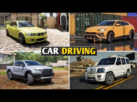 TOP 10 REALISTIC CAR DRIVING GAMES FOR ANDROID | BEST OPEN WORLD CAR ...